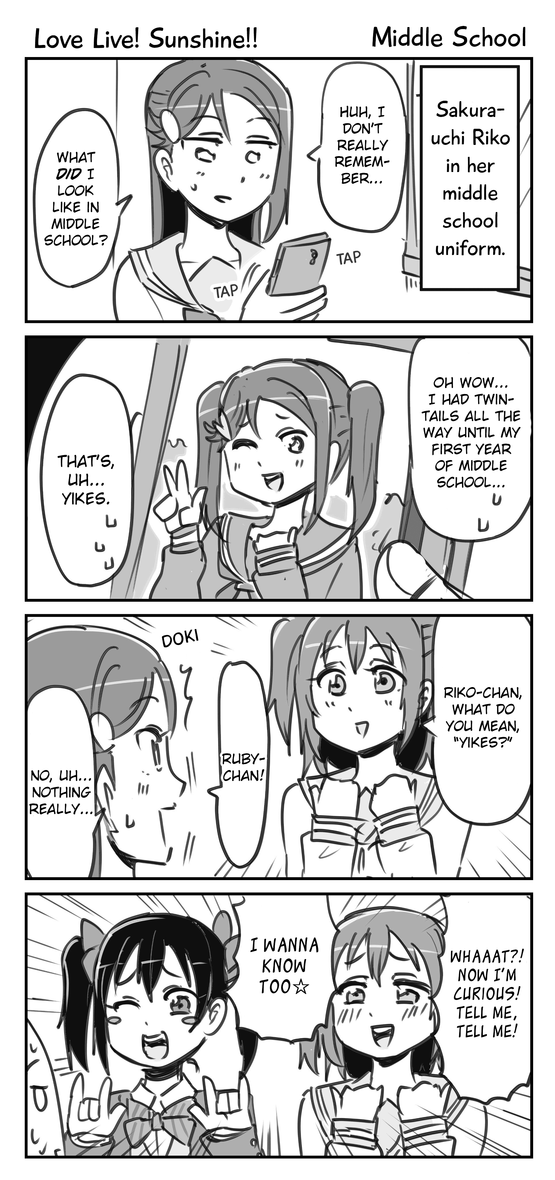 Dynasty Reader » Image › Shibakei, Love Live! Sunshine!!, Love Live! Sunshine!!, 4-koma ...