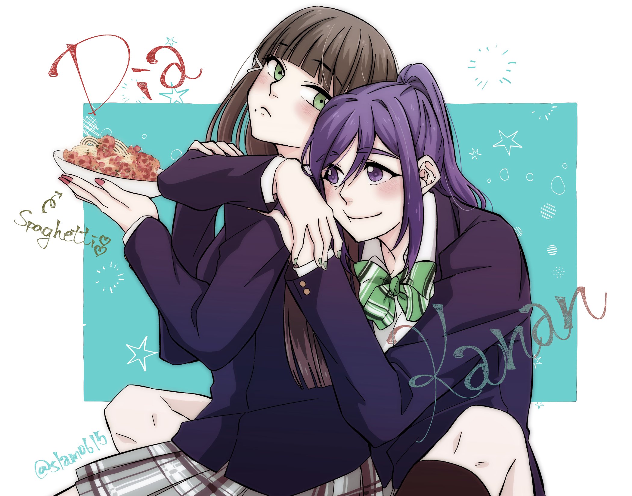 Dynasty Reader » Image › slam0615, Dia x Kanan, Love Live! Sunshine!!, Love Live! Sunshine!!, Yuri