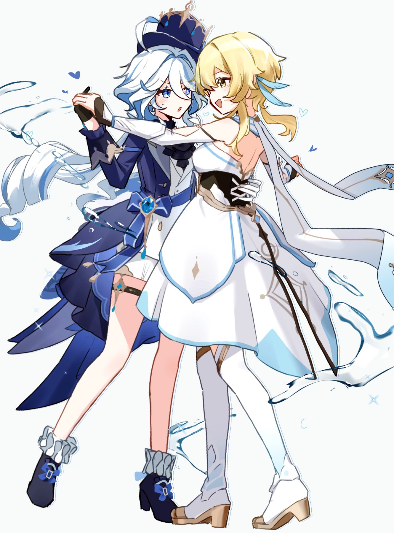 Dynasty Reader Image › Ut0li Furina X Lumine Genshin Impact Yuri