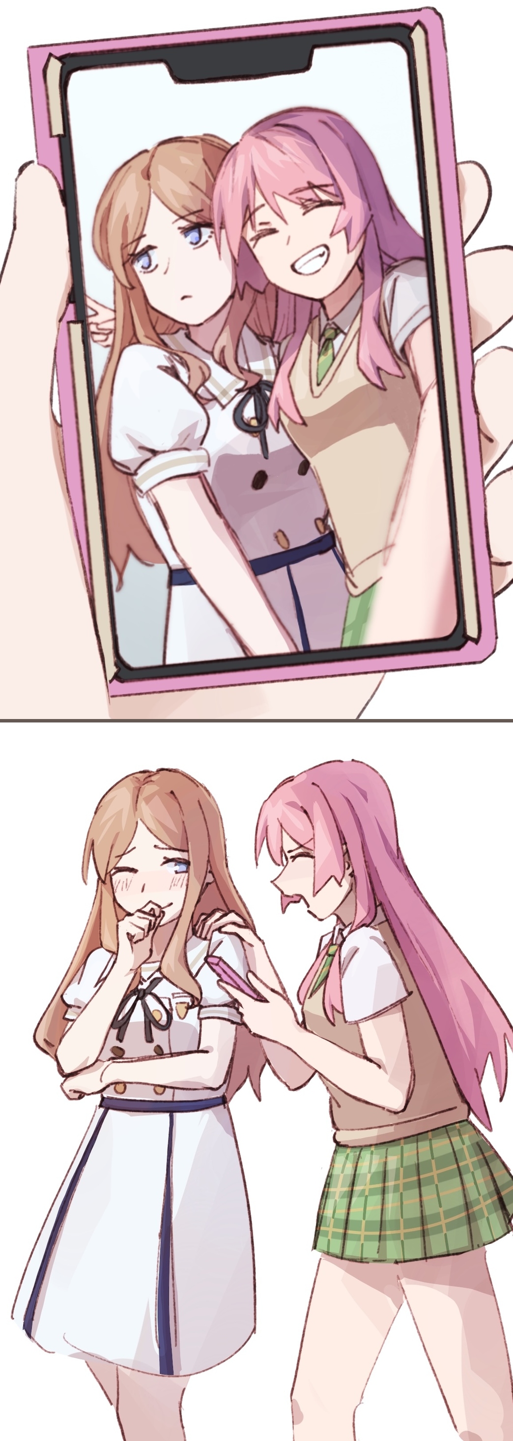 Dynasty Reader » Image › AngelJas, Anon x Soyo, BanG Dream!, Yuri